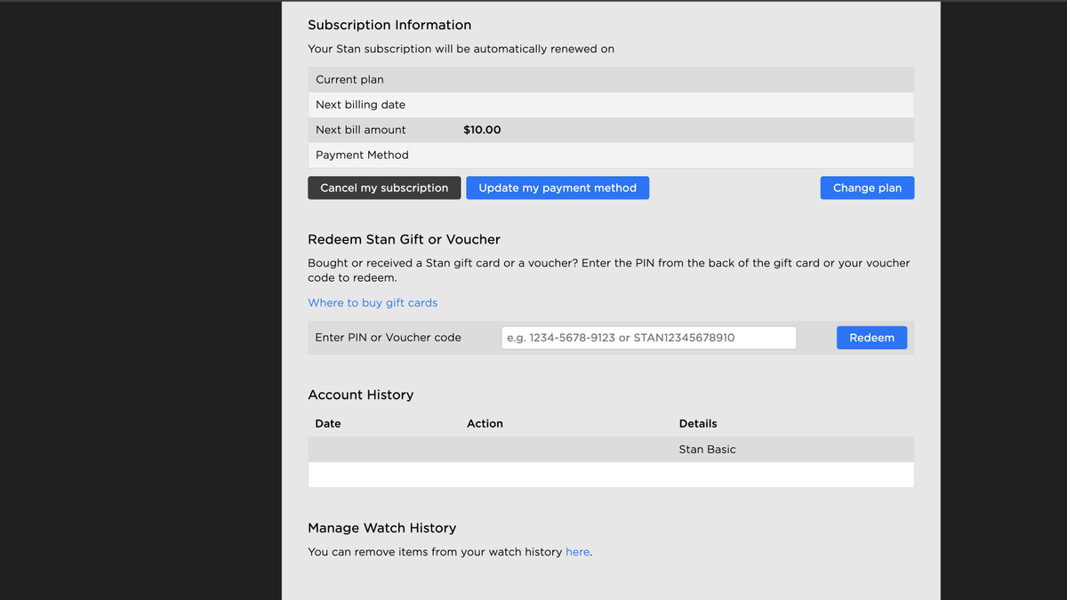 How to cancel your Stan subscription | Tom's Guide