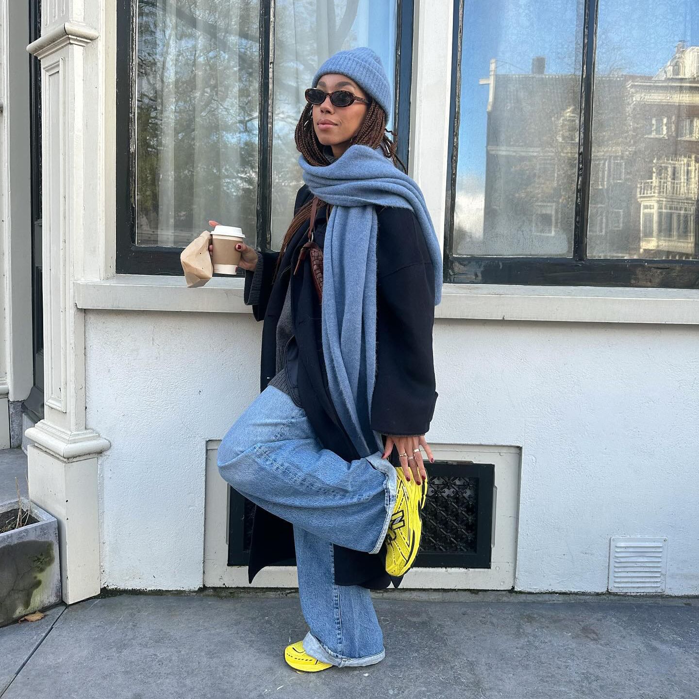 6 Winter Trainer Outfits For Casual Cold-Weather Days | Who What Wear