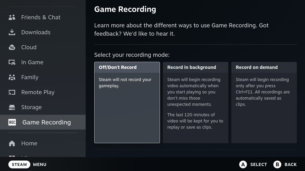 Steam gets built-in game recording, instant replay, and clip editing ...