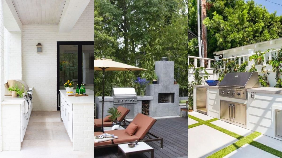 7 outdoor kitchen colors recommended by interior designers | Homes and ...