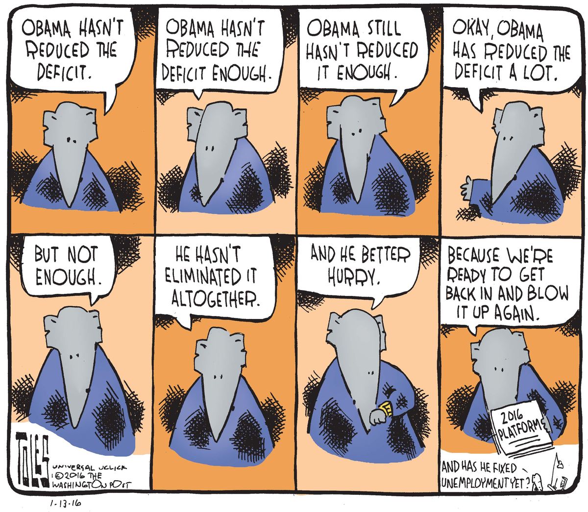 Obama Cartoon Republican | The Week