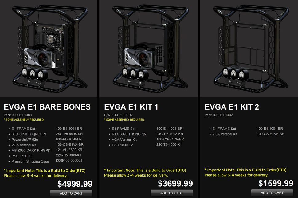 EVGA E1 Chassis Frame Costs $1600 | Tom's Hardware