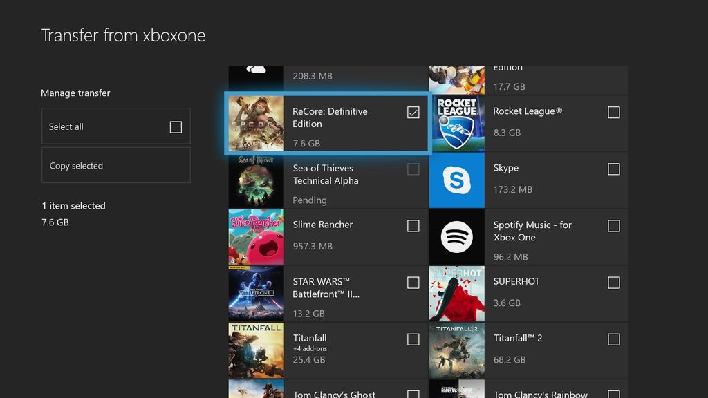 How to copy Xbox One, Xbox Series S, and Xbox Series X games and apps ...