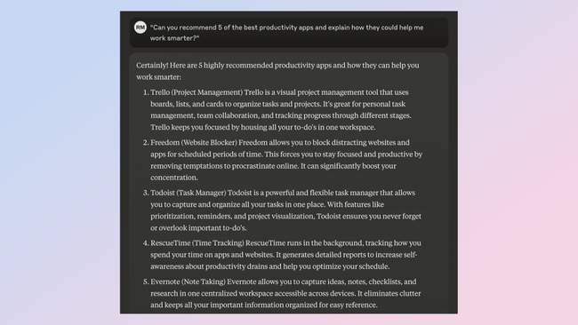 7 Claude 3 AI prompts to try to boost your productivity | Tom's Guide