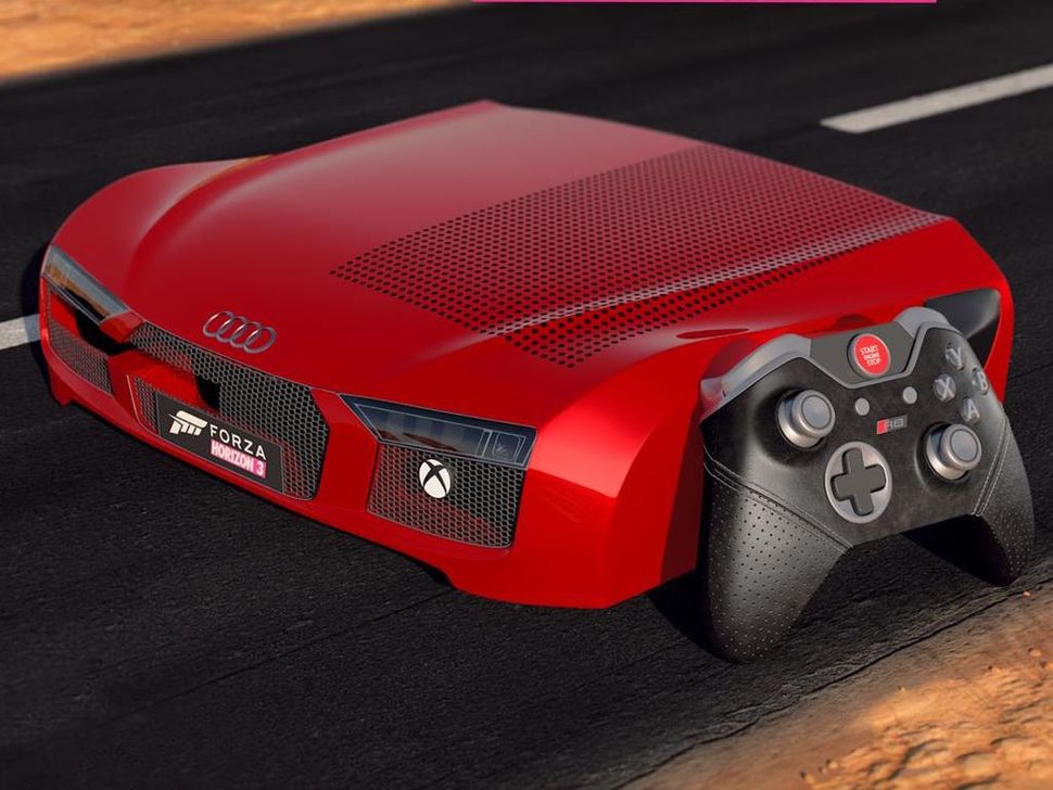 This custom Audi R8 Xbox One console for Forza Horizon 3 is one of the ...