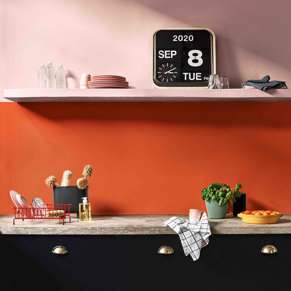 How to paint a two-tone wall – follow these easy steps | Ideal Home