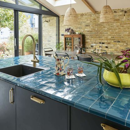 10 tiled kitchen island ideas for a standout space | Ideal Home