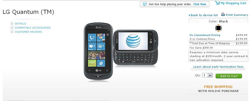 LG Quantum available online through AT&T and Microsoft | Windows Central