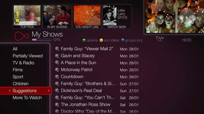 Virgin reveals new-look TiVo interface | What Hi-Fi?