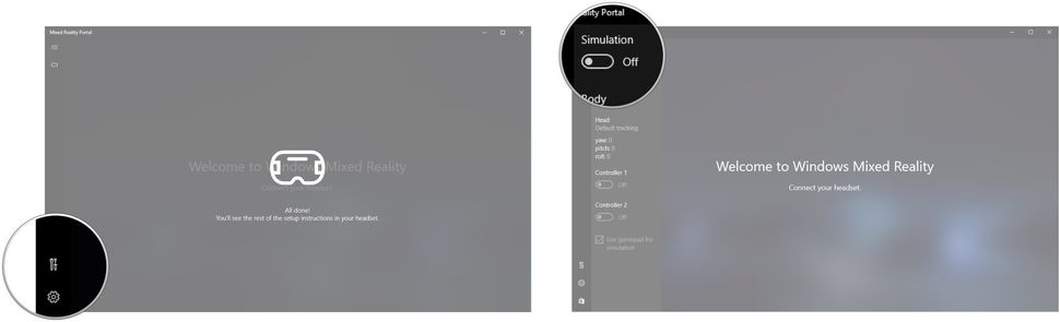 How to use the Windows Mixed Reality simulator in Windows 10 Creators ...
