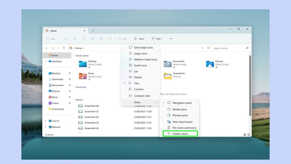 How to hide folders on Windows 11 | Tom's Guide