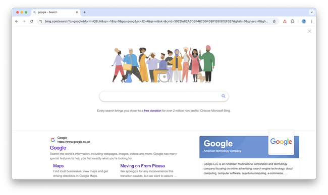 'New year, new low, Microsoft'—even the search engines are firing shots ...