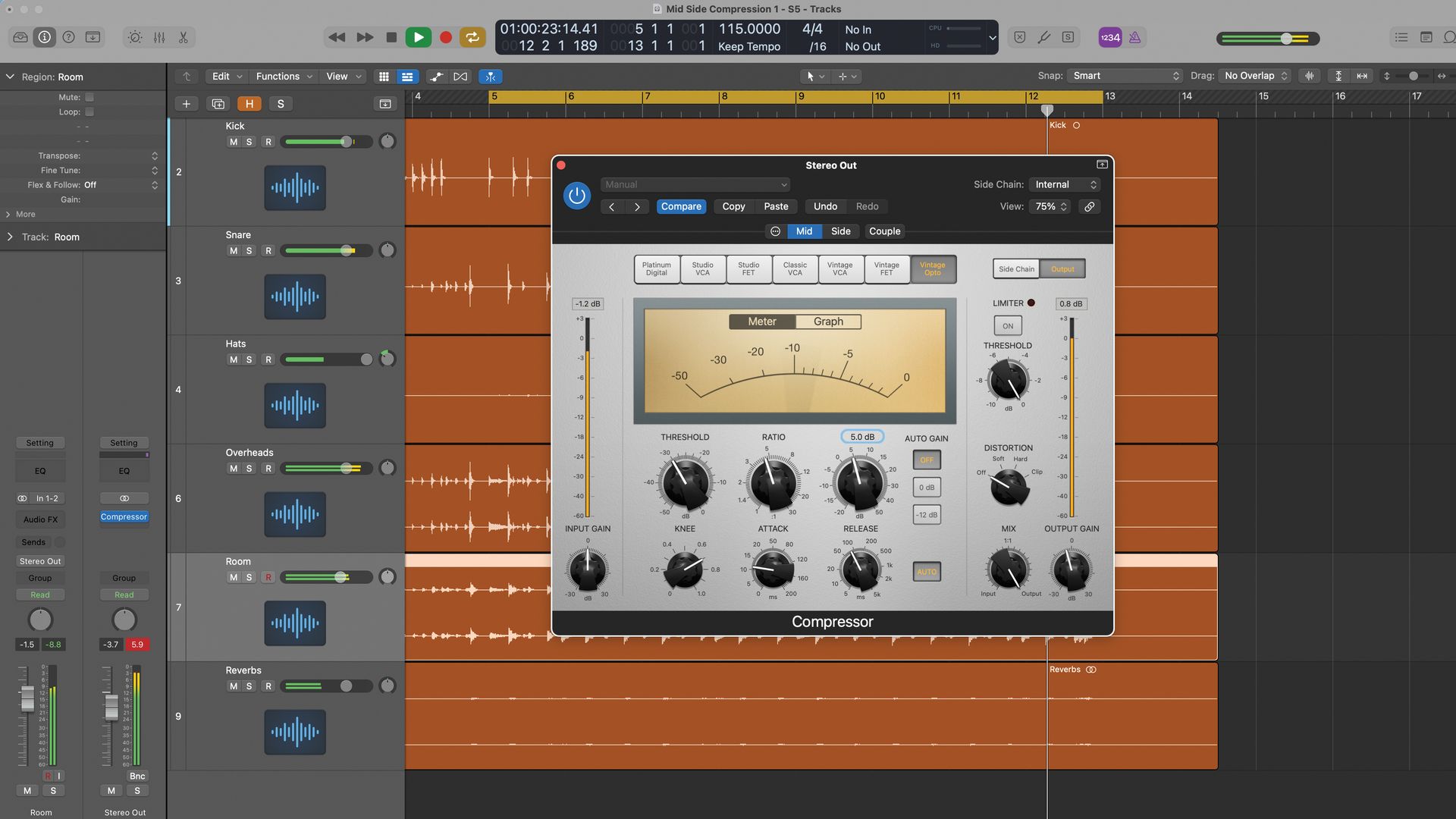 How to process a stereo drum mix with mid/side compression | MusicRadar