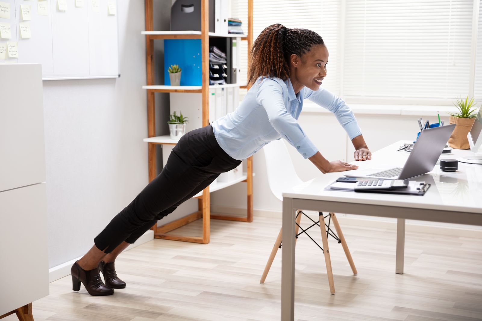 7 easy moves for an office workout | My Imperfect Life