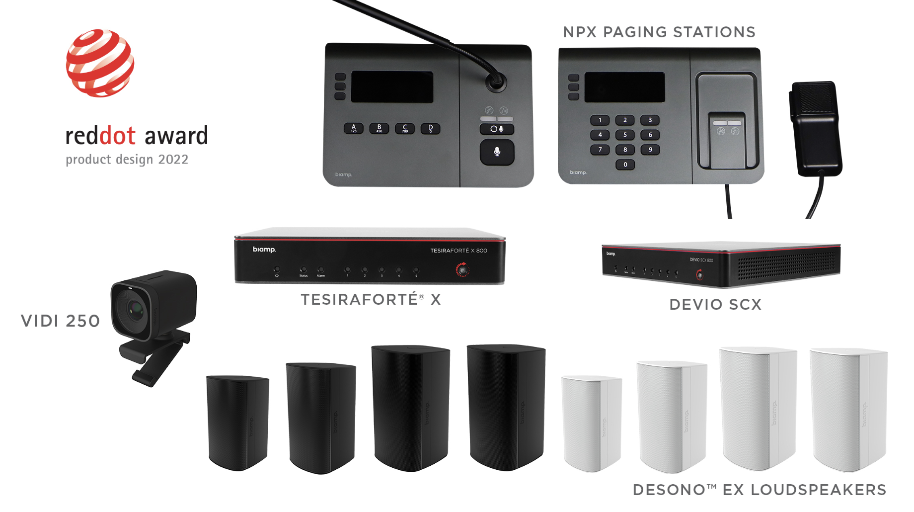 Biamp Wins Four 2022 Red Dot Awards for Outstanding Product Design ...