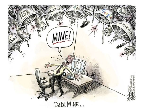 Editorial cartoon technology privacy online NSA | The Week