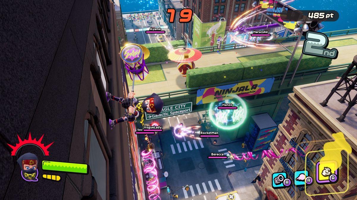 Ninjala for Nintendo Switch review: A complex close-combat battle ...