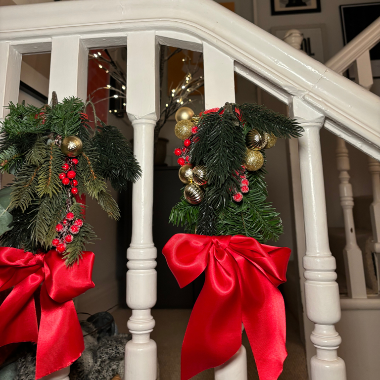 How to make a Christmas garland out of a pool noodle | Ideal Home