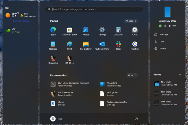 Windows adds custom widgets called Companions to the Start Menu – here ...