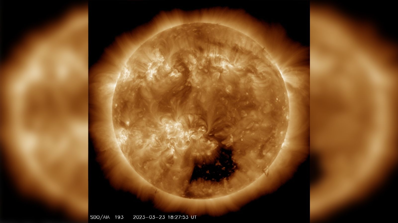Enormous 'hole' in the sun's atmosphere will trigger stunning auroras ...
