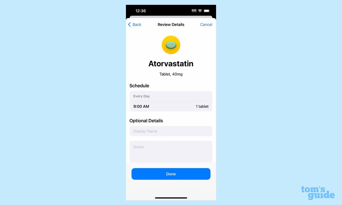 How to set up Medications on your iPhone in iOS 16 | Tom's Guide