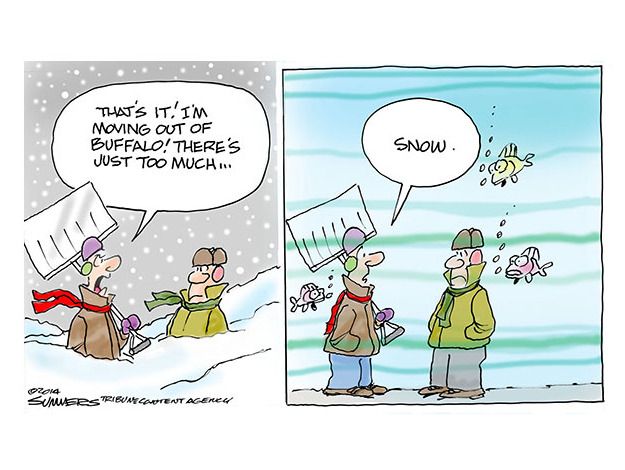 Editorial cartoon Buffalo snow flooding | The Week