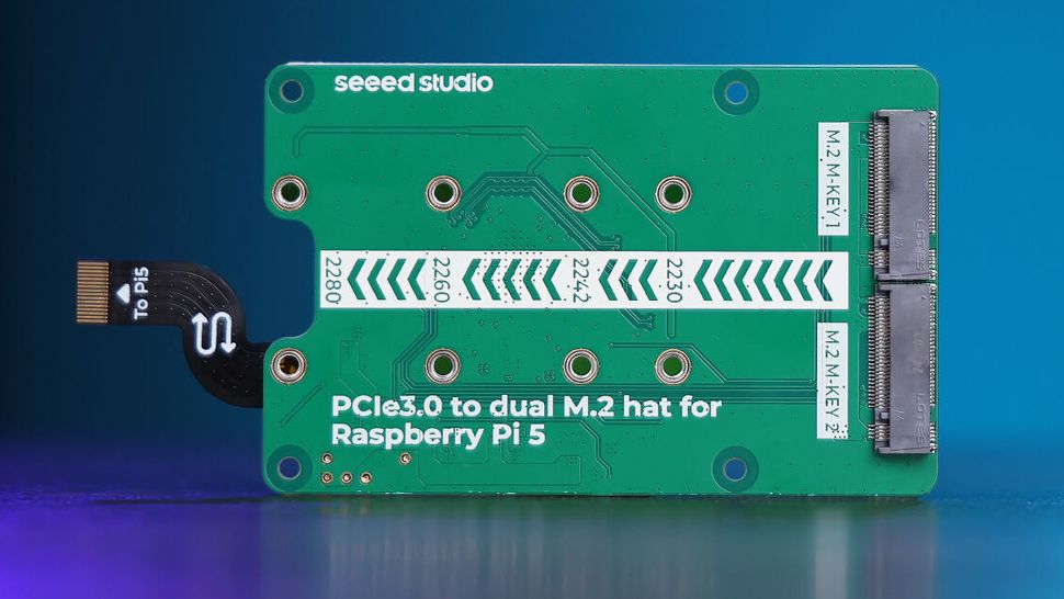 Seeed Studio debuts Raspberry Pi 5 PCIe 3.0 HAT with dual M.2 slots for ...