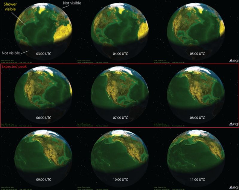 Camelopardalid Meteor Shower Photos: 'Shooting Stars' from Comet 209P ...