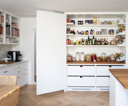 This kitchen's two pantries is a blueprint you'll want to copy | Homes ...