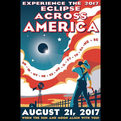 Gorgeous 2017 Solar Eclipse Posters by Astronomer-Artist Tyler Nordgren ...
