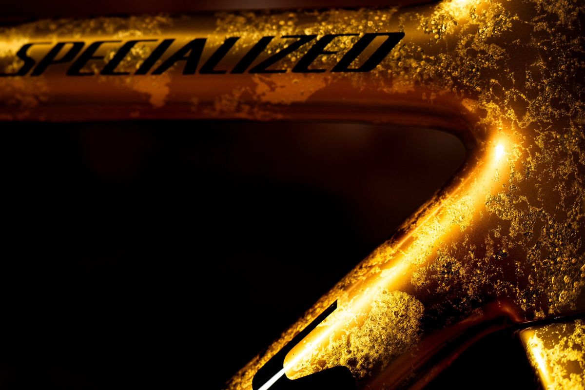 Remco Evenepoel's bike: A golden Tarmac SL8 for the double Olympic ...