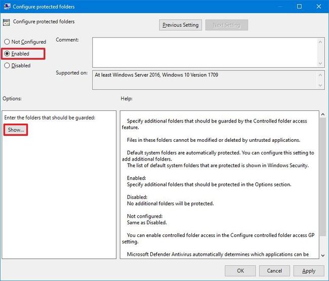 How to enable Controlled folder access to protect data from ransomware ...