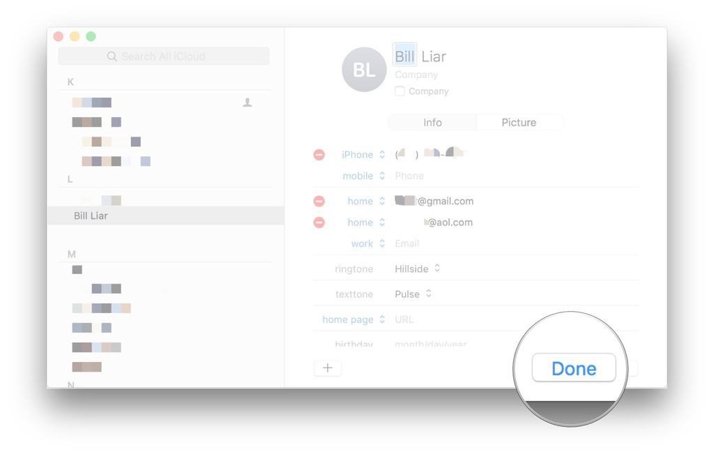 How to customize Contacts cards on your Mac | iMore