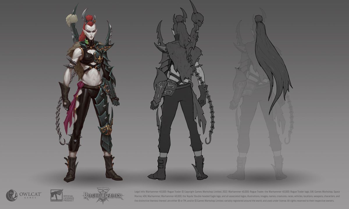 Creating the art of Warhammer 40,000: Rogue Trader - "one picture is ...
