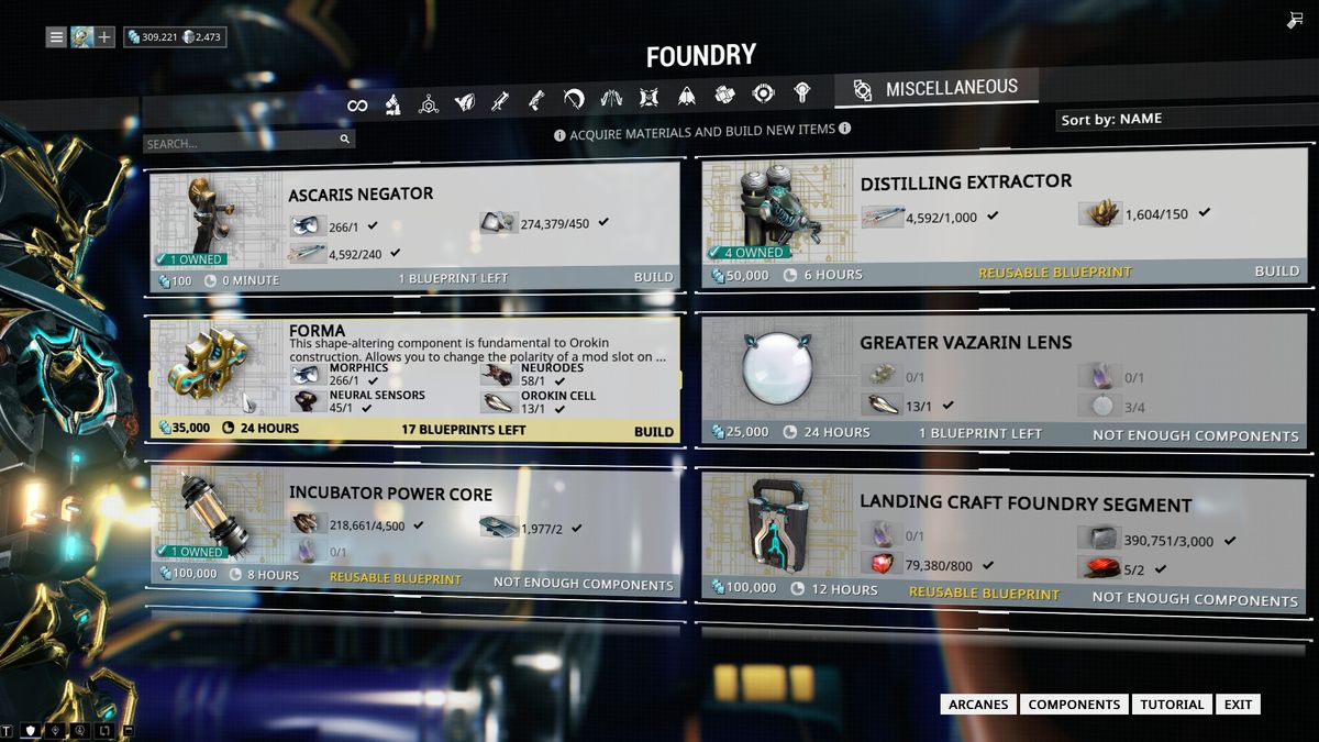 Warframe Mods: Catalysts, Reactors, and Forma - Warframe Mods Guide ...