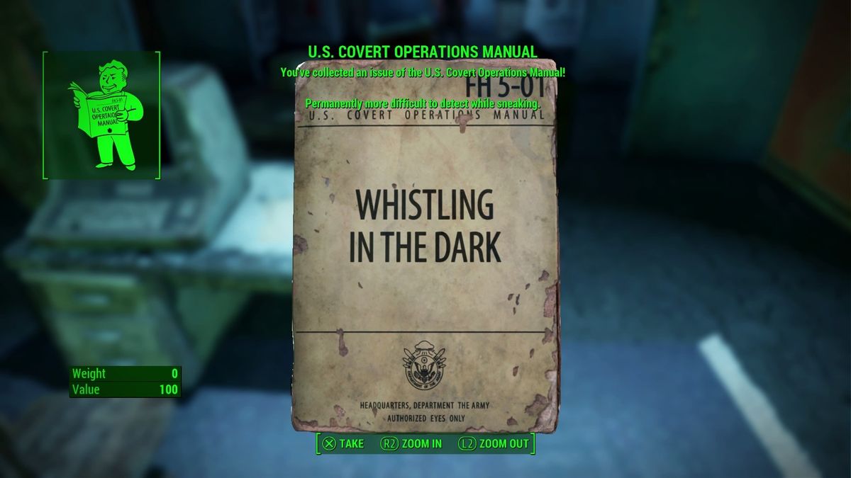 Fallout 4 U.S. Covert Operations Manual - Fallout 4 Comic Book and ...