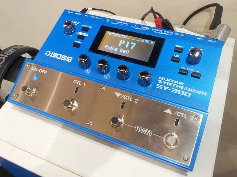 Musikmesse 2015 hands-on: Boss SY-300 Guitar Synthesizer | MusicRadar