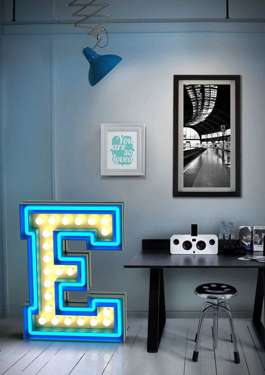 Iconic typefaces reborn as lamps | Creative Bloq