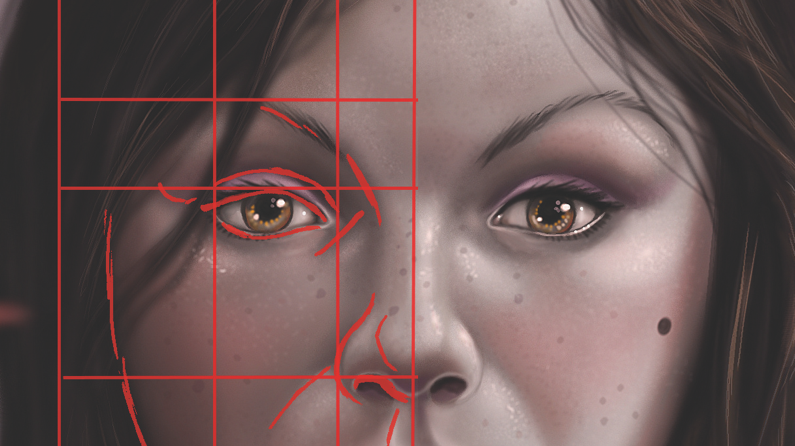 How to control symmetry in a portrait in 3 steps | Creative Bloq