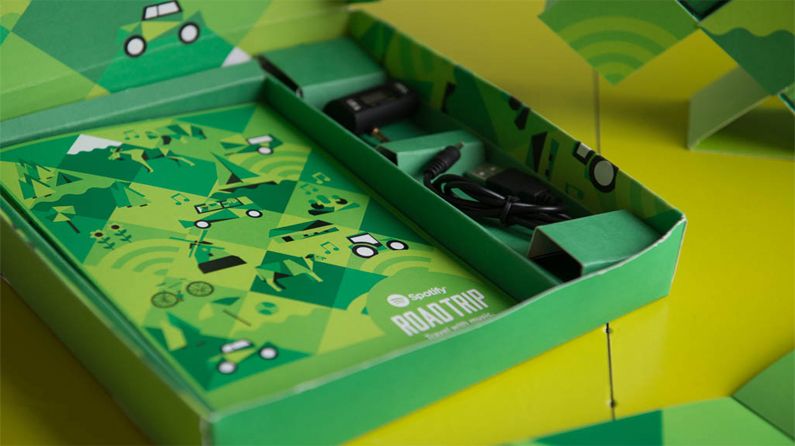 Online brand Spotify gets physical packaging | Creative Bloq
