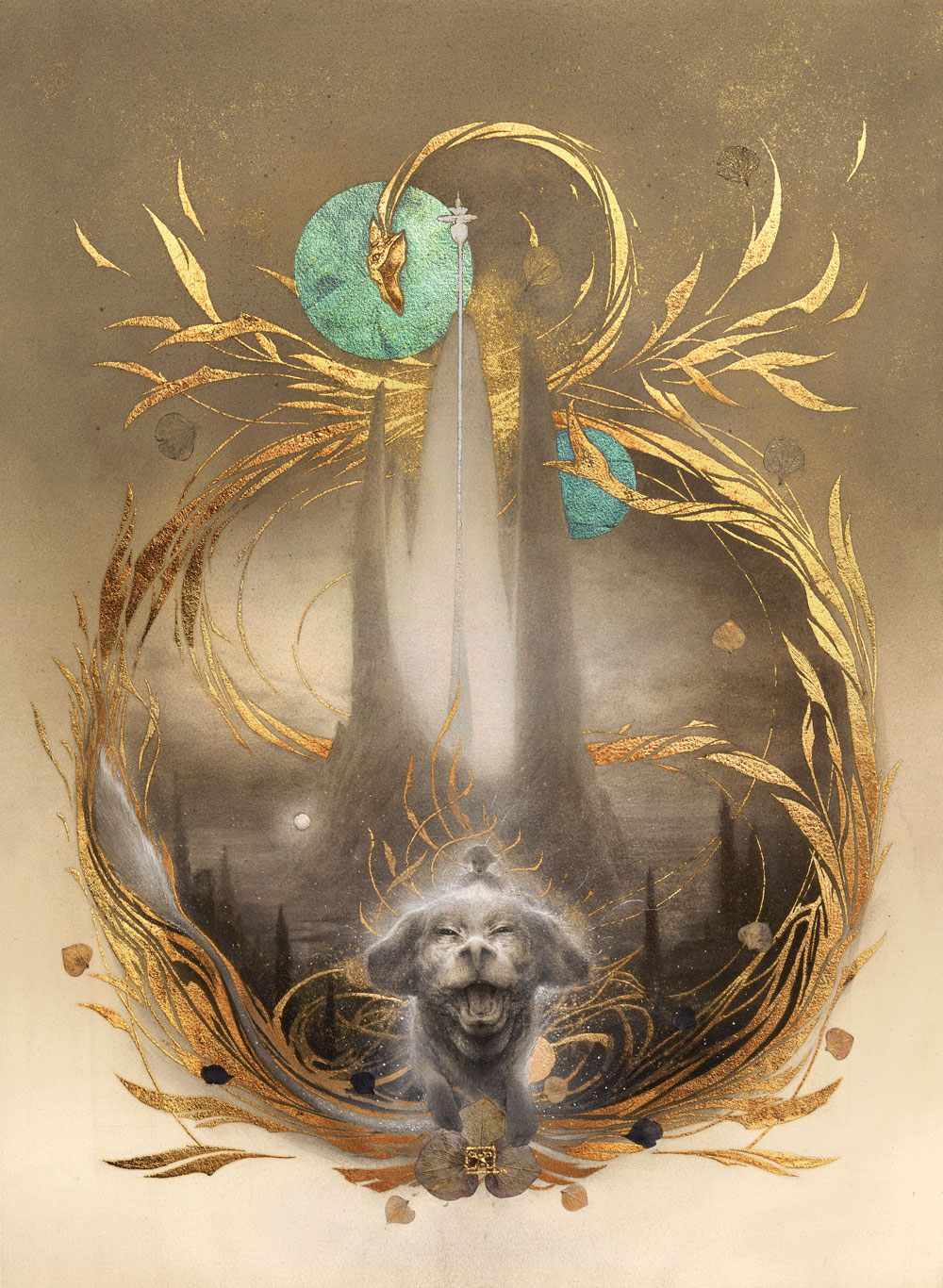 How To Use Gold Leaf In Your Multimedia Art Creative Bloq