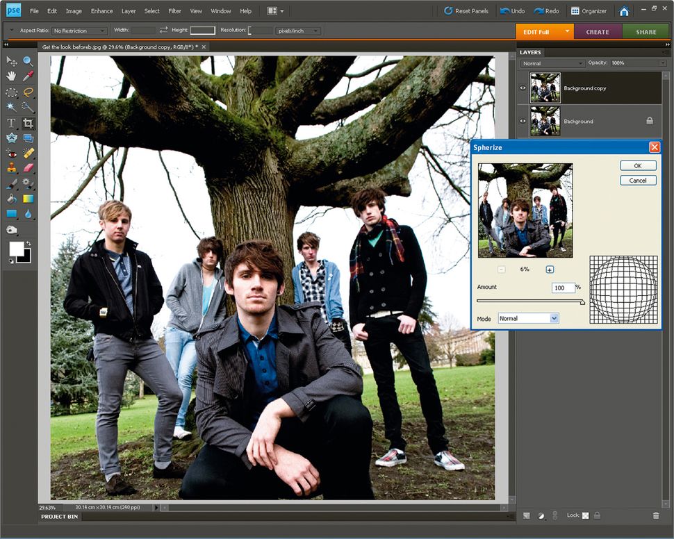 Recreate a fish-eye effect with Photoshop | Creative Bloq