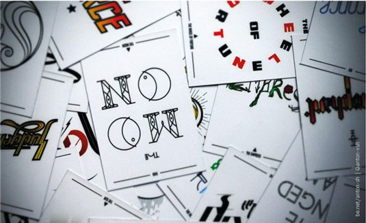 Tarot cards get a typography makeover | Creative Bloq