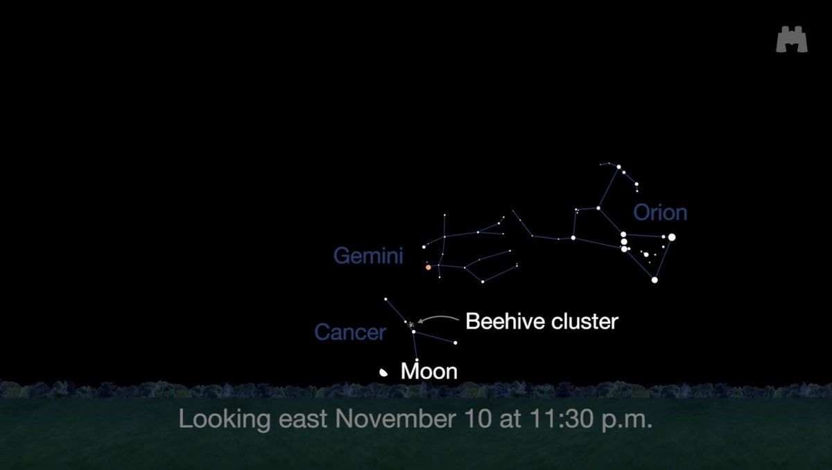 Moon Points the Way to Three Star Clusters This Month | Space