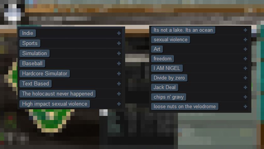 Try to guess these games by their outlandish, absurd Steam Tag pages ...