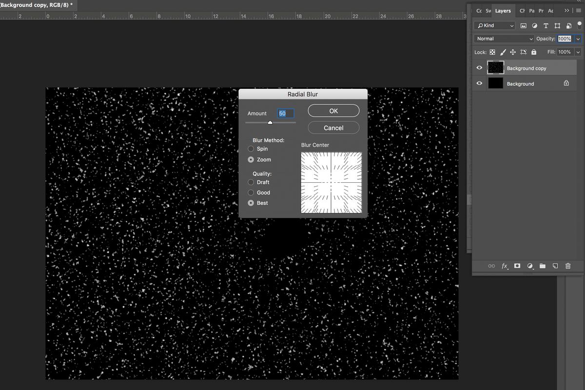 Create a jump to lightspeed effect in Photoshop on Star Wars Day ...