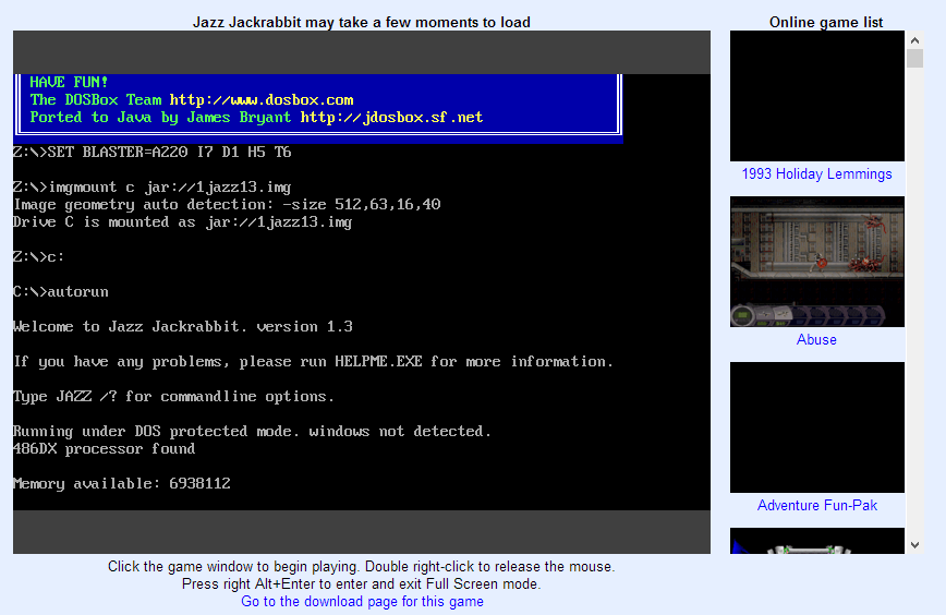 Play over 300 emulated DOS games in your browser | PC Gamer