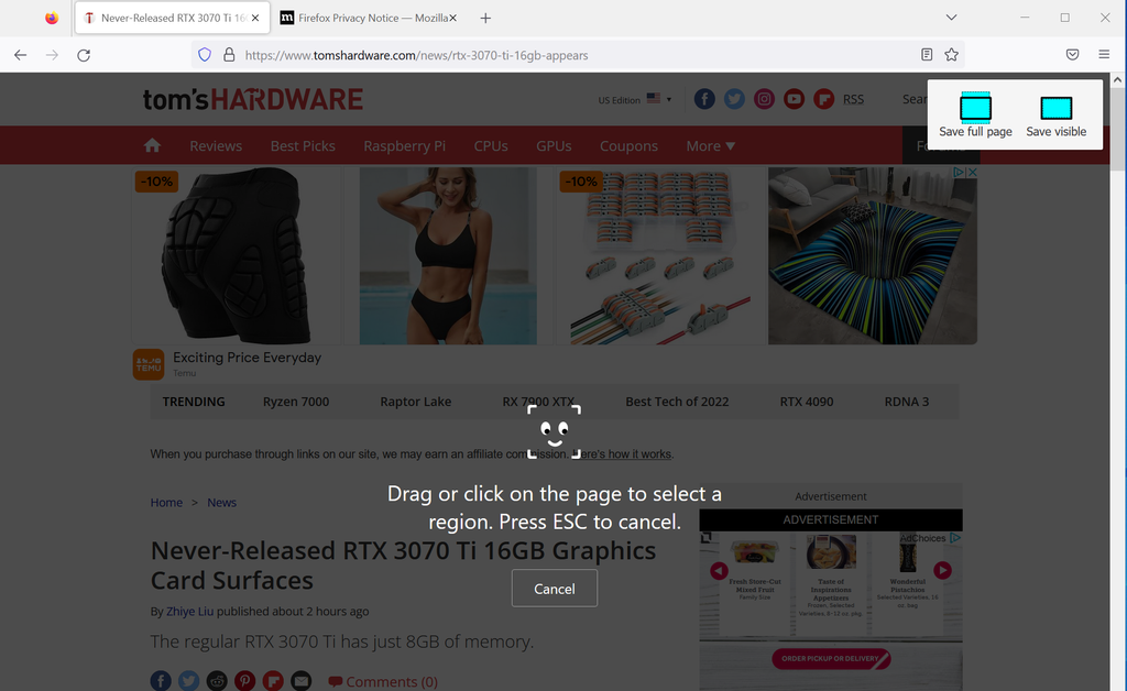 How to Take Screenshots in Windows 10 or Windows 11 | Tom's Hardware