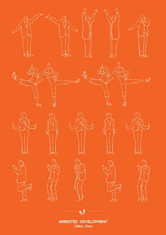 Groove is in the art: TV and movie dance routine posters | Creative Bloq