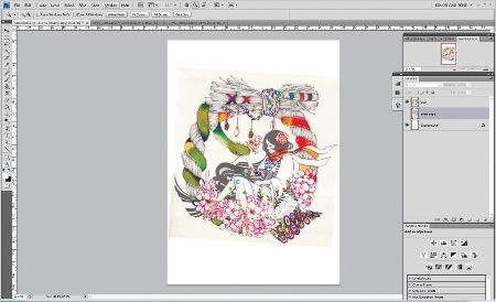 Enhance traditional ink work digitally | Creative Bloq